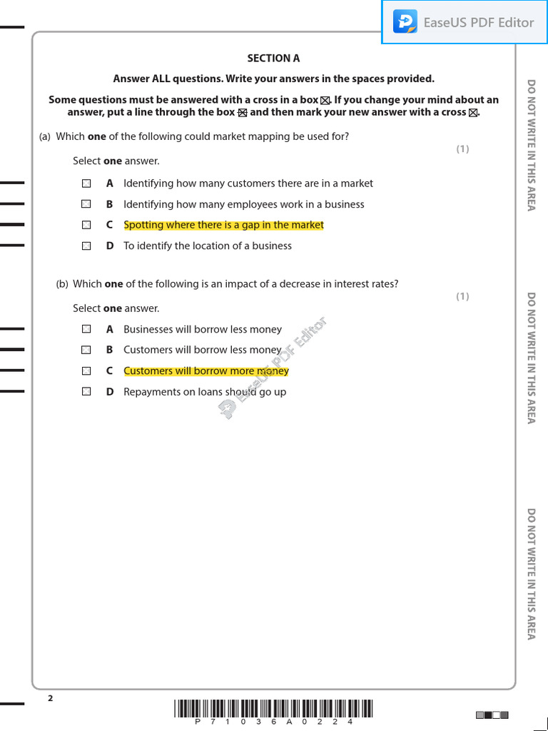 1bs0 01 Que 20230519 | PDF | Economies | Business