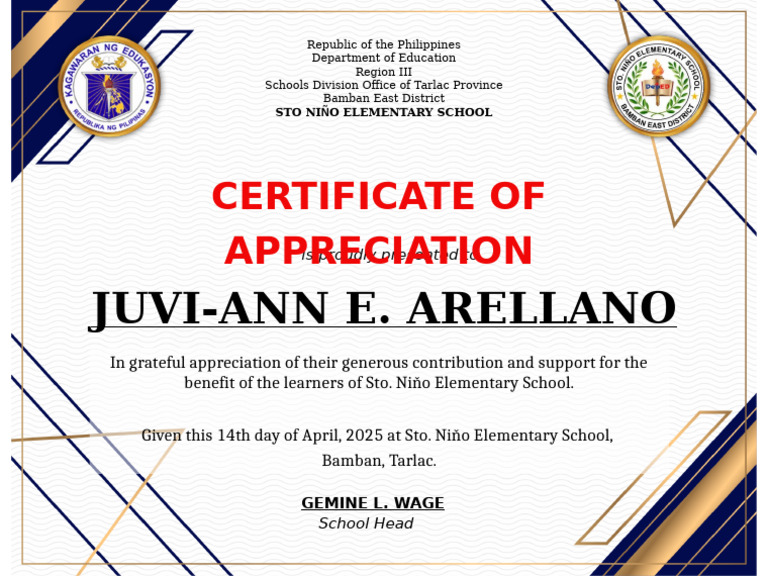 Cert Appreciation | PDF