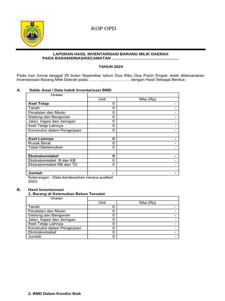 Format BA Dan Pernyataan KPK Lingkungan Dinas Pendidikan | PDF