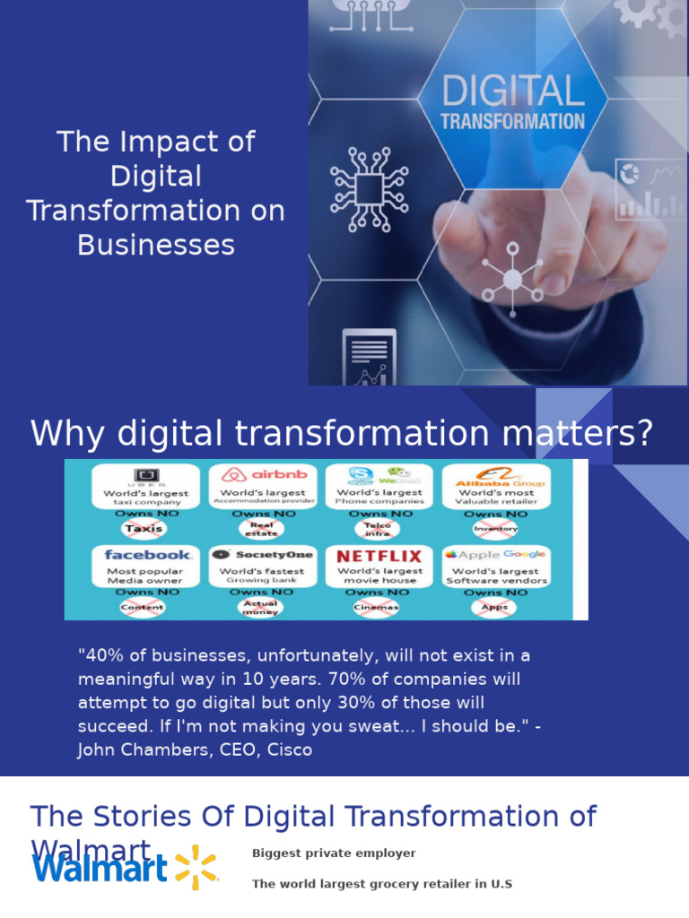 Digital Transformation Impact on Walmart | PDF | Walmart | E Commerce