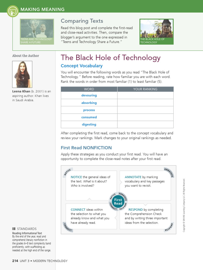 Understanding the Black Hole of Technology | PDF | Reason | Word