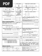 Formulario de Cálculo Vectorial | PDF | Divergencia | Vector Euclidiano