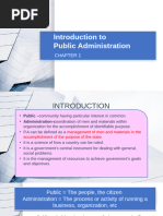Introduction to Public Administration | PDF | Public Administration | E ...