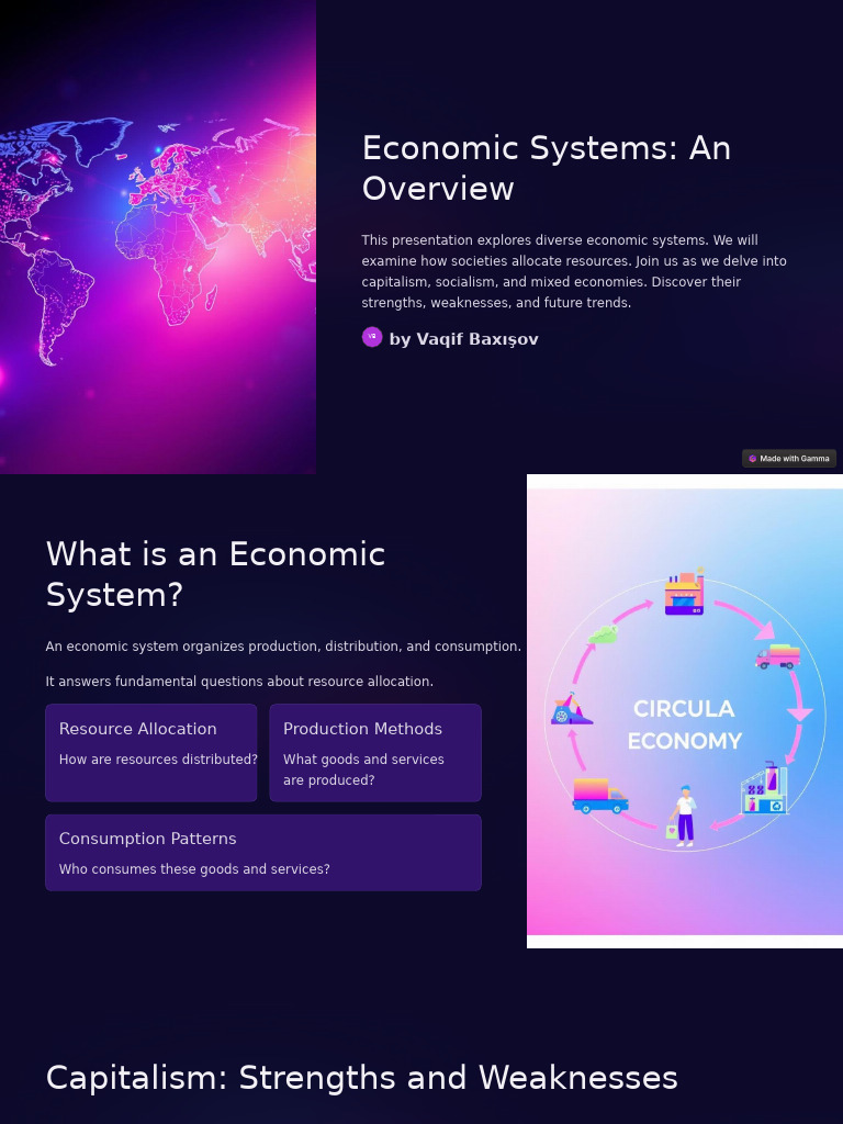 Economic Systems An Overview | PDF | Economic System | Poverty ...