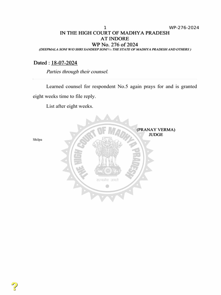 WP_276_2024_Order_18-07-2024_digi | PDF