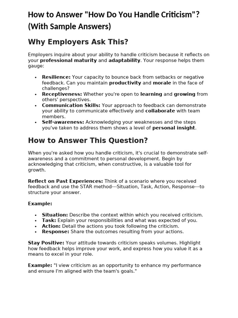 How To Answer Interview Questions | PDF | Job Interview | Diversity (Business)