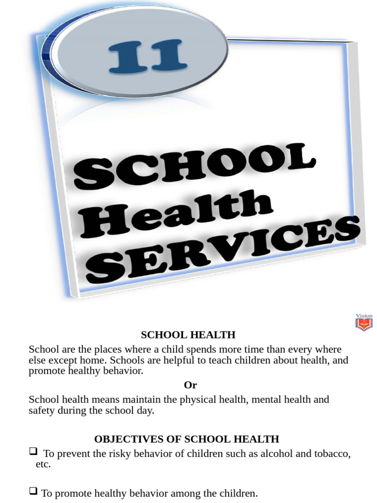 Chapter 11 - School Health Services | PDF | Anemia | Mental Disorder