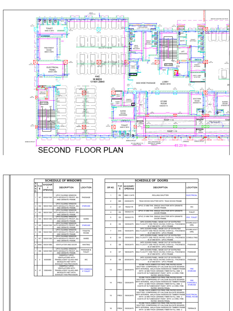 A3 2nd Floor Working Drawing | PDF