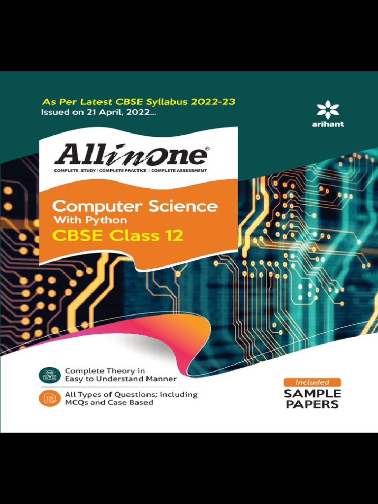 Arihant All in One Computer Science Class 12 2023 | PDF