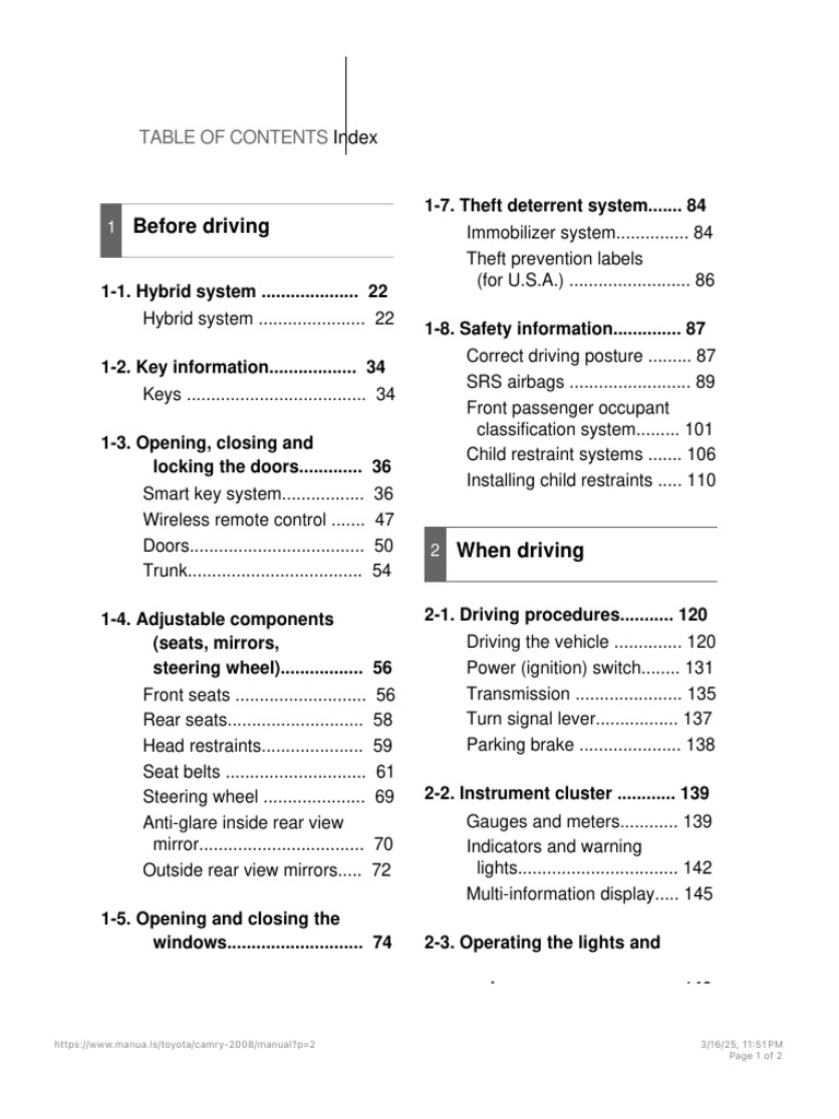 Toyota Hyryder Owner's Manual PDF | PDF | Motor Vehicle | Automotive ...