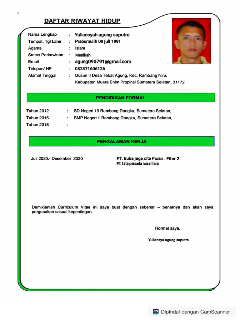Cv.Yuliansyah agung saputra (1) | PDF