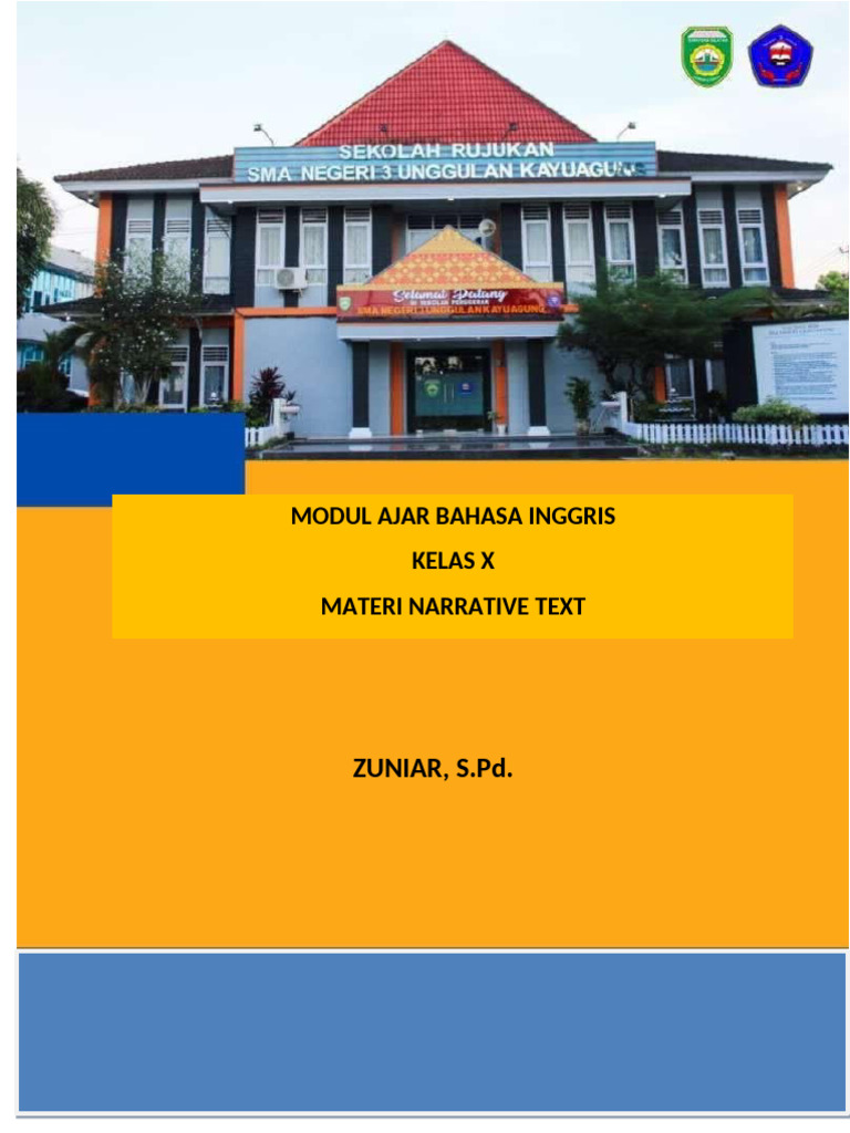 Modul Ajar Bahasa Inggris - MODUL BAHASA INGGRIS MATERI - NARRATIVE TEXT - Fase E | PDF