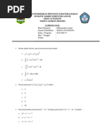 Soal Matematika Tingkat Lanjut Kelas Xi | PDF