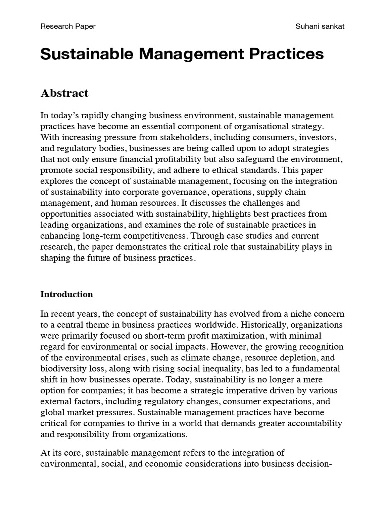 Principle and Practice of Management | PDF | Sustainability | Corporate ...