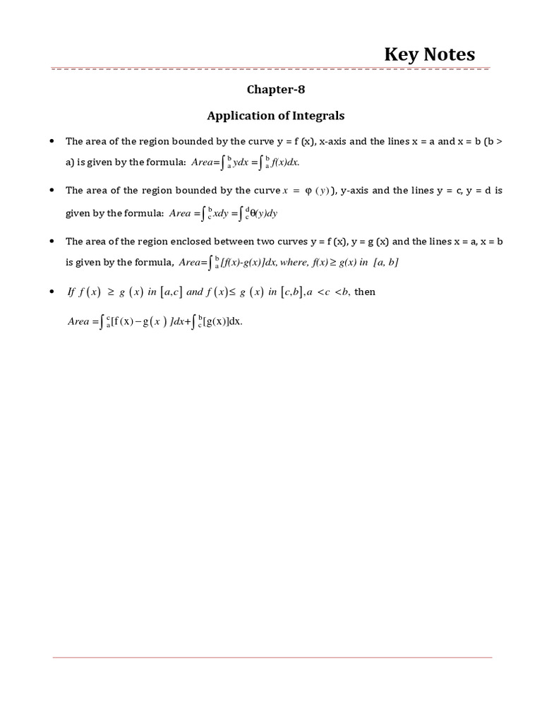 Application of Integral Formulas | PDF
