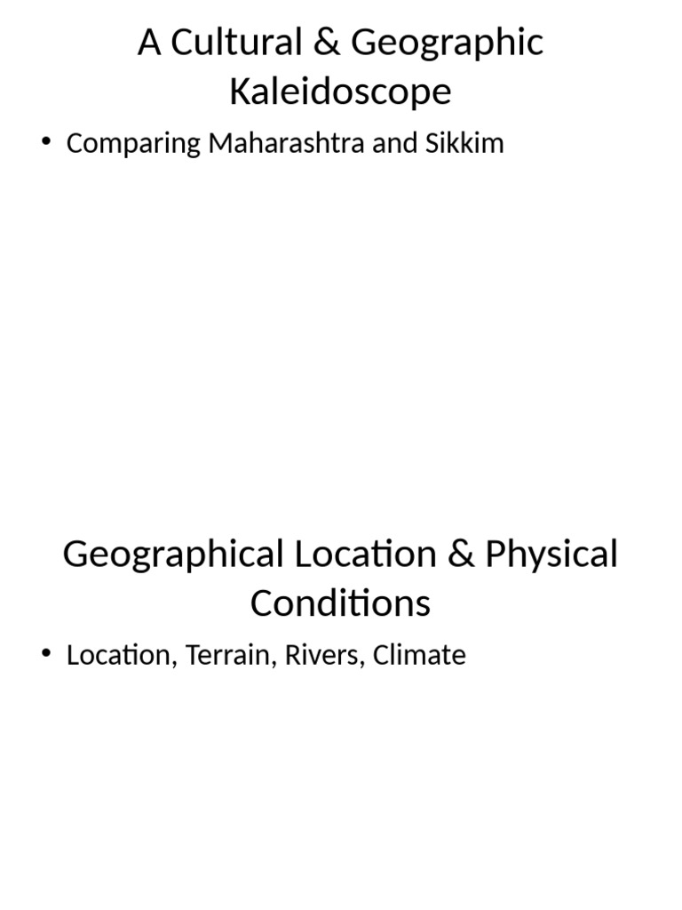 Maharashtra Vs Sikkim Template | PDF