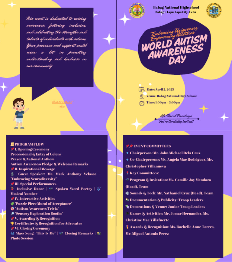 World Autism Awareness | PDF | Human Communication | Disability
