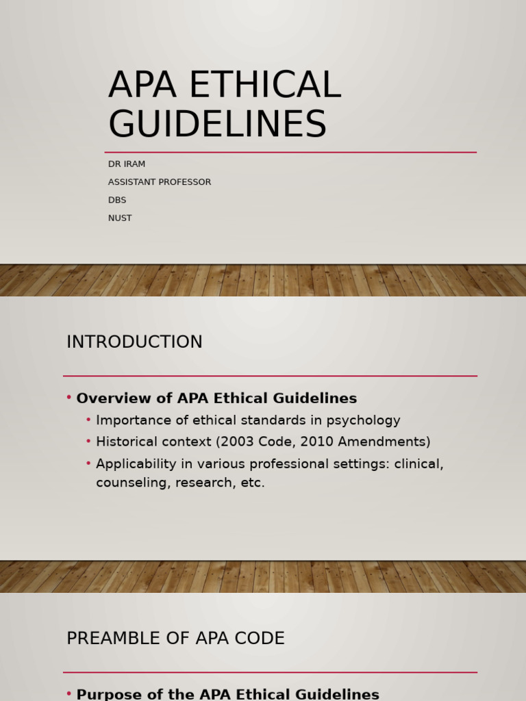 Week3 APA Ethical Guidelines | PDF | Informed Consent | American ...