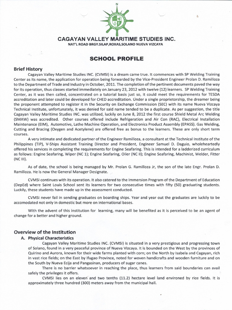 school profile | PDF