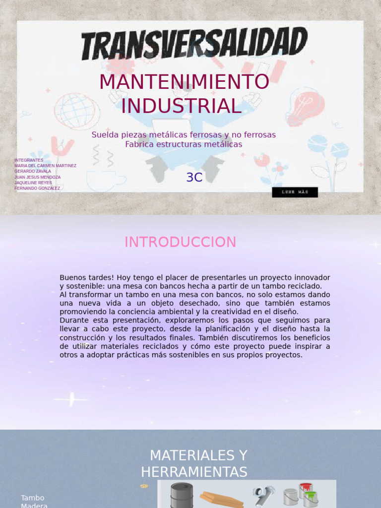 Proyecto de Transversalidad | PDF | Soldadura | Construcción