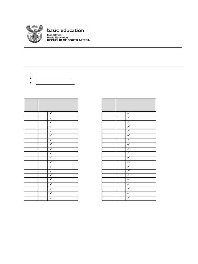Grade 9 Dance English Marking Guideline_241010_210003 | PDF | Learning ...