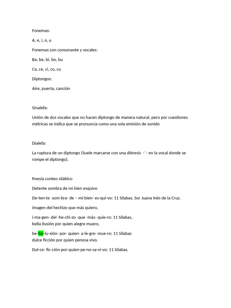 Pablo Ruiz Avila Fonemas | PDF