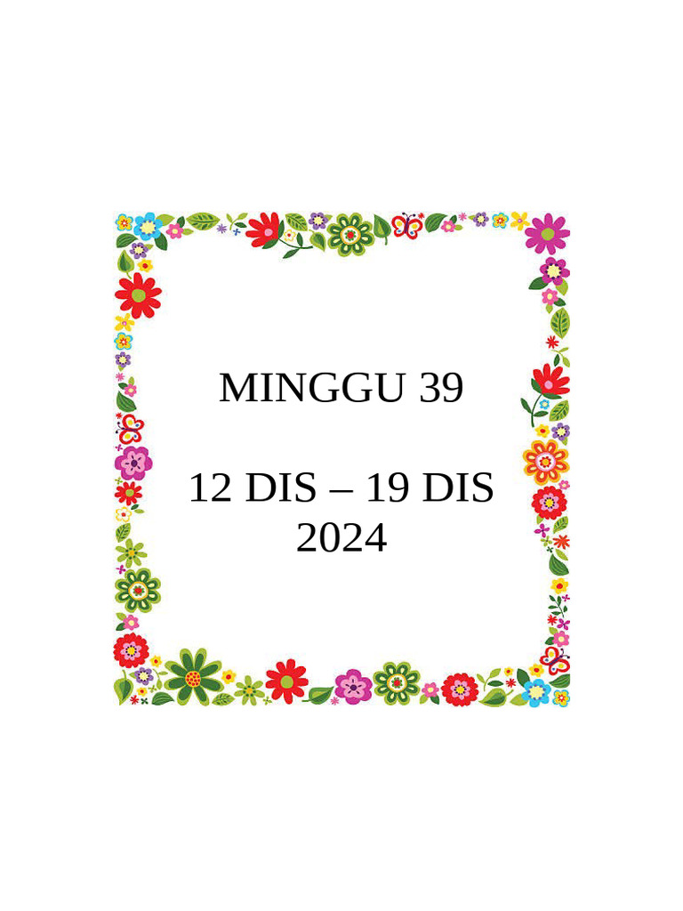 Cover Mingguan RPH 2023 | PDF