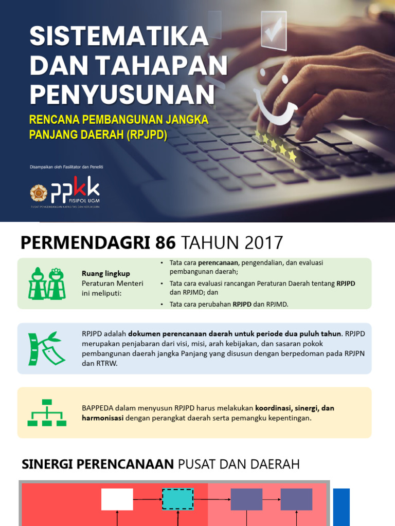 Tahapan Dan Sistematika Penyusunan RPJPD - Diklat RPJPD Angkatan 1 - 1 ...