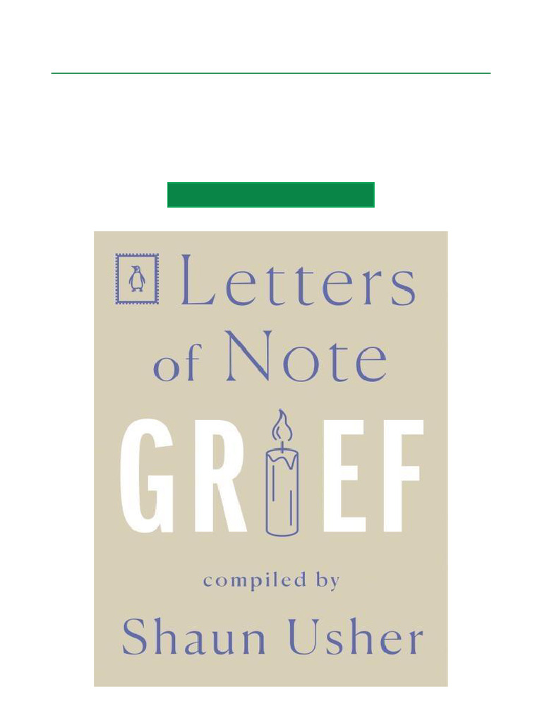 Download Letters of Note: Grief | PDF