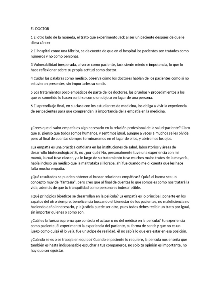 11mar Alexa Madera | PDF | Empatía | Medicina