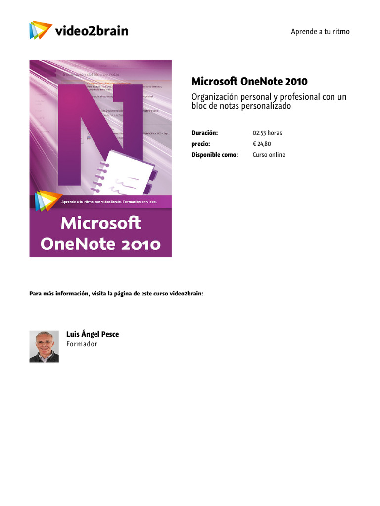 Microsoft Onenote 2010 | PDF