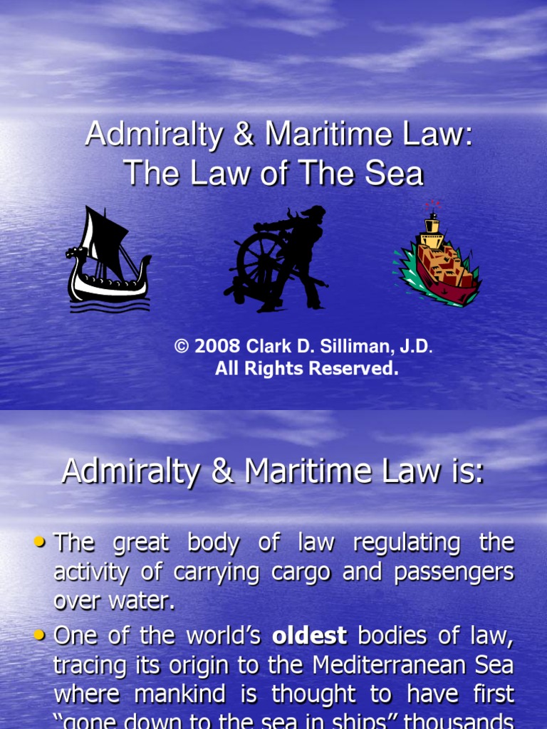 Admiralty & Maritime Law | PDF | Admiralty Law | Marine Salvage