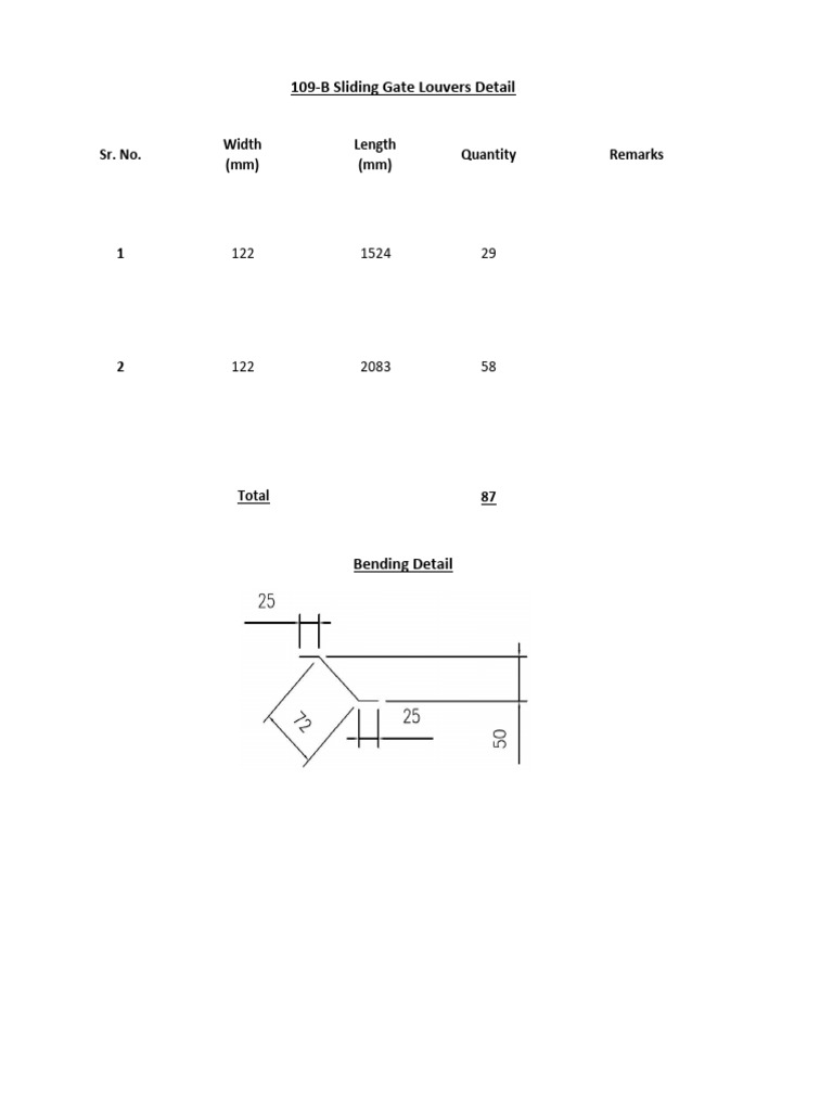Louvers Detail | PDF