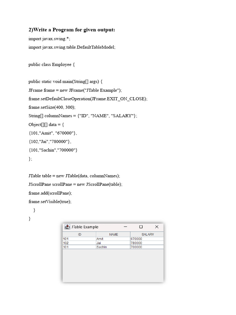Practical No 8 | PDF