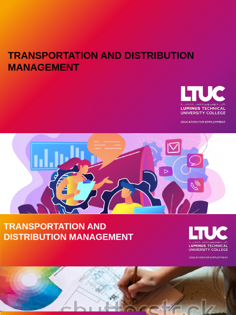 CH. 1 Transportation and Distribution Mansgement T Ch. 1 | PDF