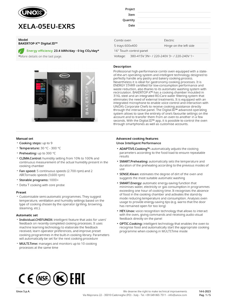 Xela 05eu Exrs SPC en Electric 2023 06 | PDF | Water | Power Supply