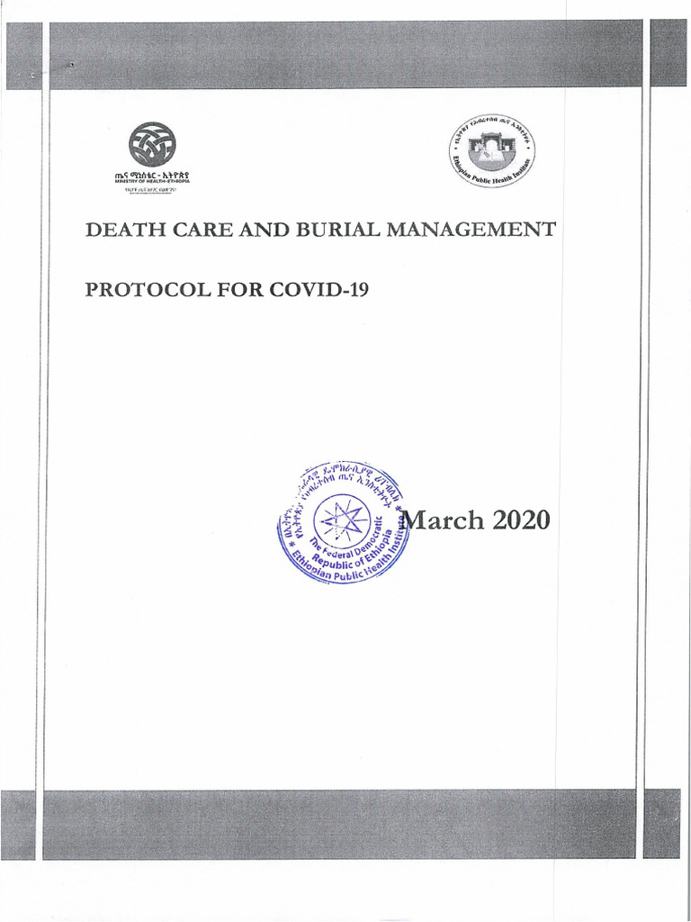 EPHI PHEOC COVID-19 Death Care Burial Management Eng | PDF | Autopsy ...