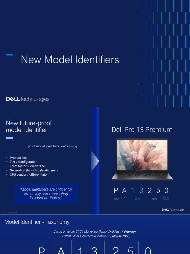 Dell Brand Unification Model Identifier Decoder | PDF | Laptop ...