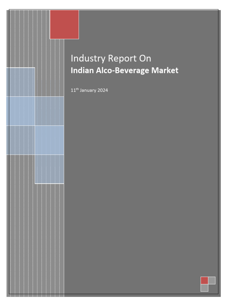 Industry Report On Indian Alco-Beverage Market | PDF | Alcoholic ...