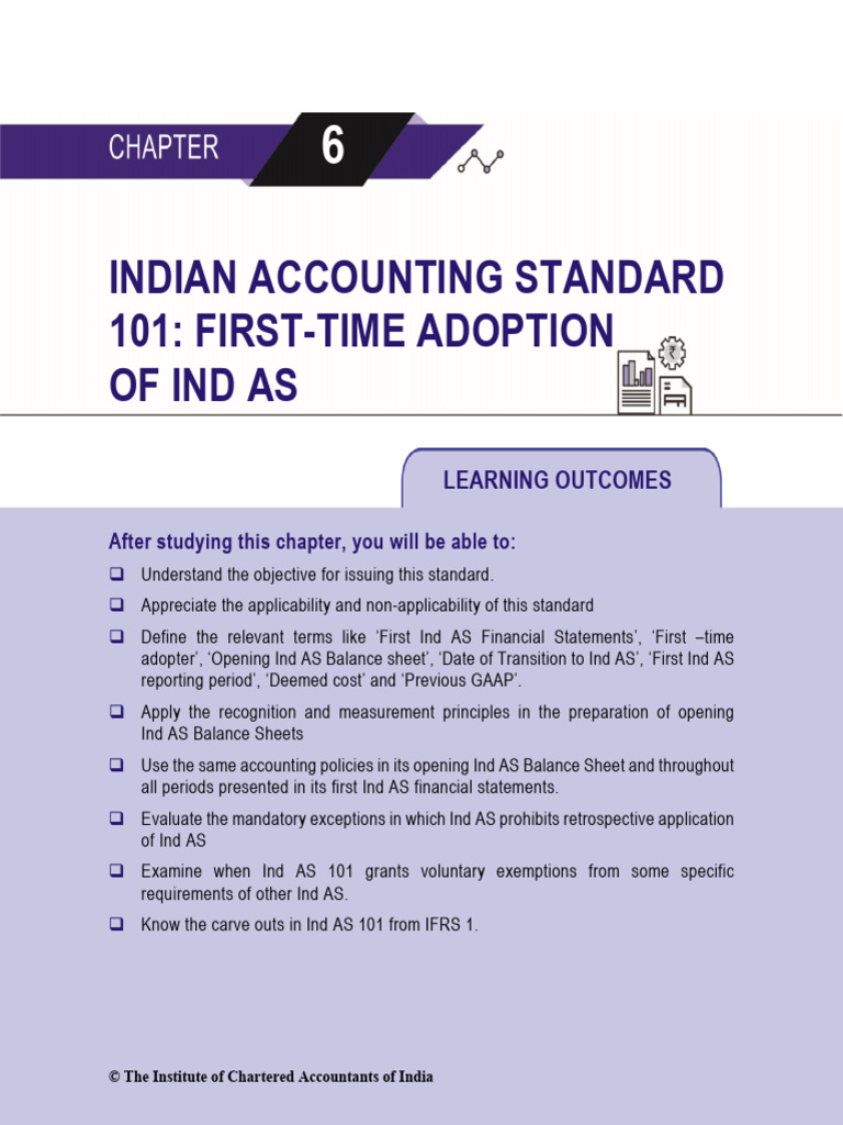 Ind AS 101 First Time Adoption of Ind AS | PDF | Fair Value | Balance Sheet