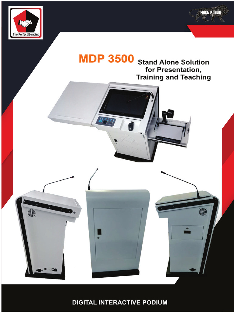Pentagon Digital Podium MDP 3500 | PDF | Laptop | Information And ...