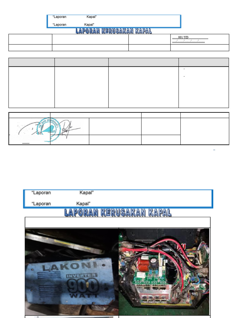 Form LKK TRAFO LAS | PDF