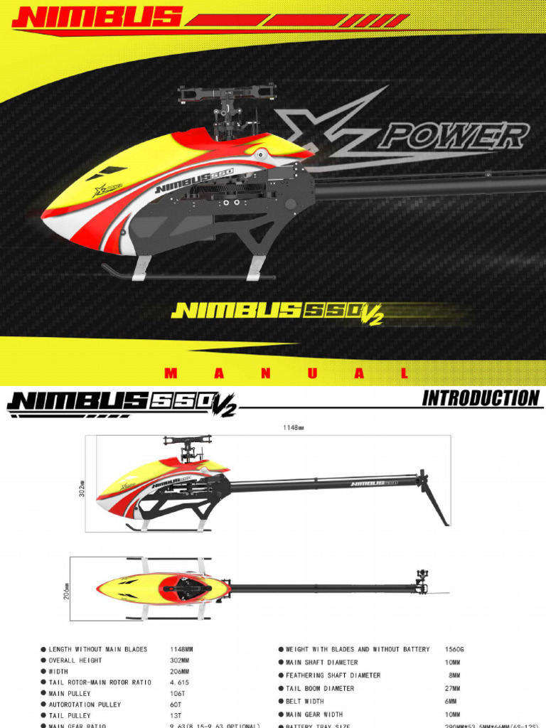 Nimbus 550V2 Manual V1.1 | PDF