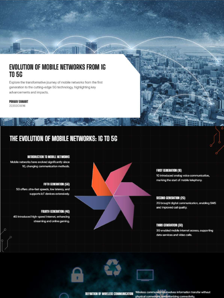 Evolution of Mobile Networks From 1G To 5G | PDF