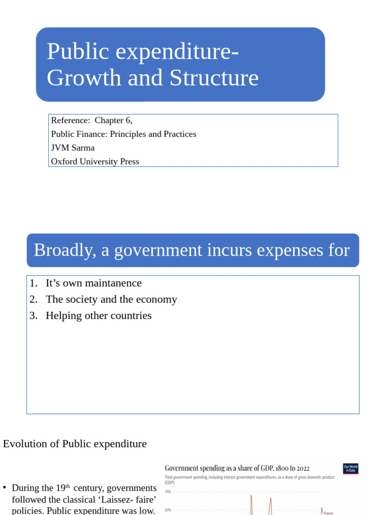 Public Expenditure: Growth and Measurement | PDF | Government Spending ...