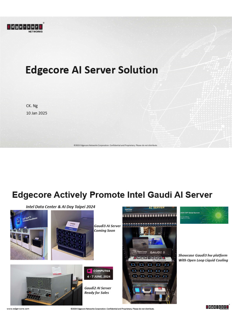 Edgecore AI Server 20250110 | PDF | Network Congestion | Load Balancing (Computing)