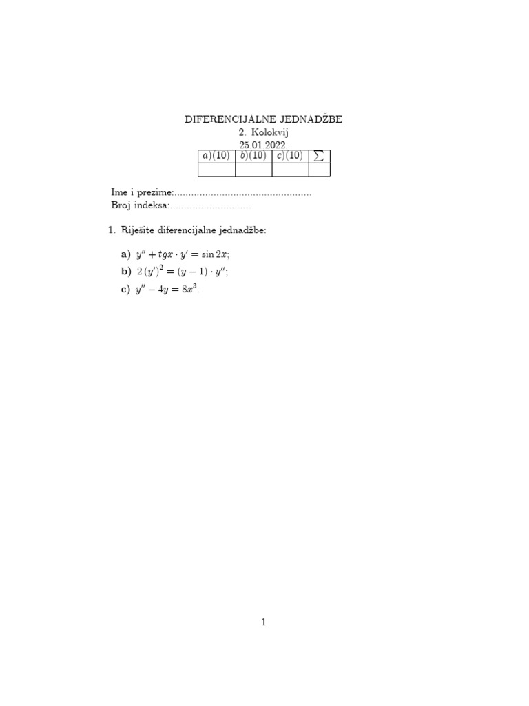 Kolokvij (2021.-22.) | PDF