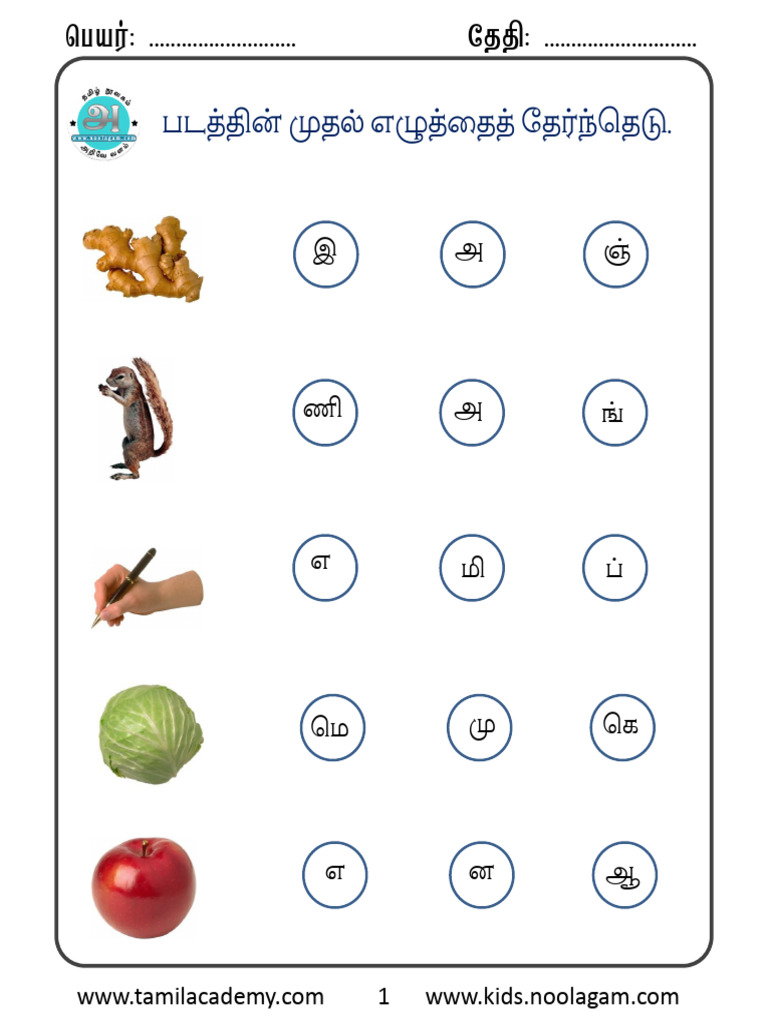 First Work Meyezhuththukkal003 RMT | PDF