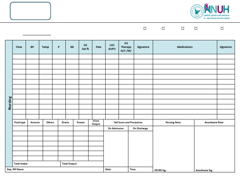 Recovery Assessment Sheet | PDF