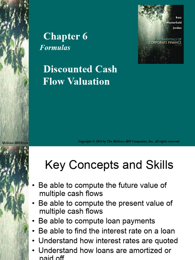 Cash Flow Valuation Formulas Guide | PDF | Present Value | Annual ...